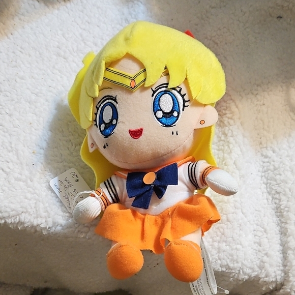 Toys | 53 Sailor Moon Venus Plush Toy Yellow And Orange | Poshmark